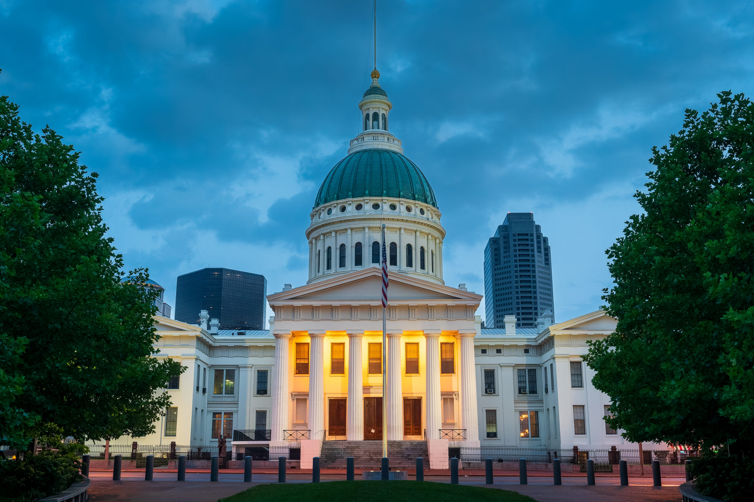 The Old Courthouse at Gateway Arch National Park Renovation | Leonard ...